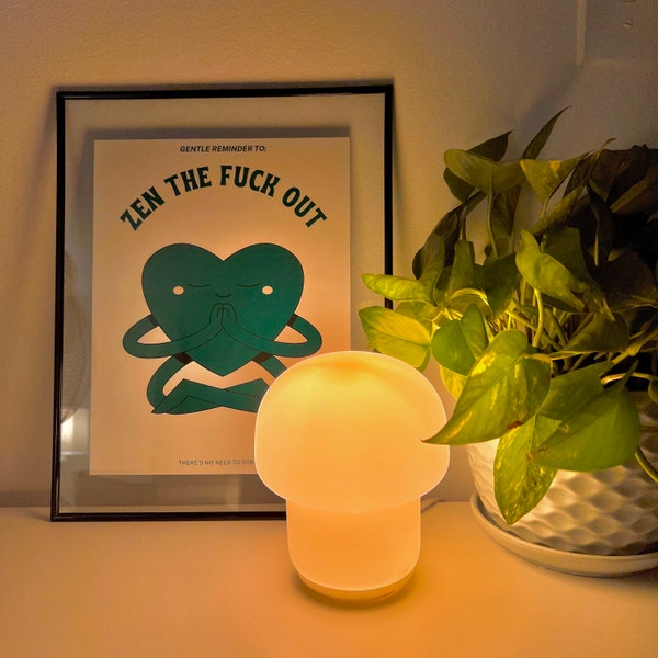 Green Retro Poster, Retro Quote Print, Dorm Room Decor, Digital ...