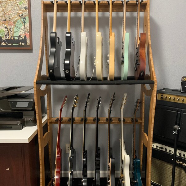 A/B14 14 Space Stacking Guitar Stand - Etsy