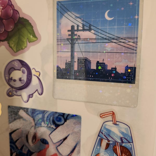 Holographic Star Magnet - Cute Fridge Decor or Locker Magnet, Unique ...