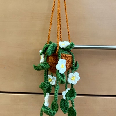 PATTERN: Instructions for Crocheting a Ivy Leaf Hanging Planter With ...