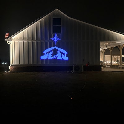 Nativity Scene Projector for Christmas Outdoor Lighting by Beffy Arts ...