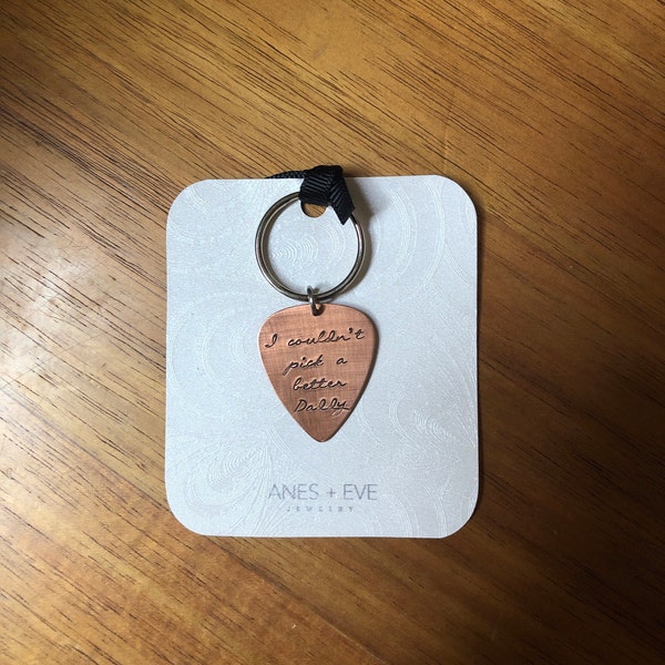 Double Sided I Love You Dad Keychain, Daddy Keyring, Father's Day Gift ...