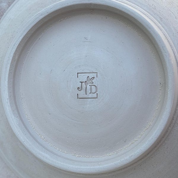 Ceramic Signature Stamp Logo, 12mm Thick Brass Pottery Stamp, Custom ...