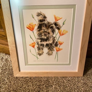 Custom dog Portrait Pet Portrait Pet Portraits Watercolour | Etsy