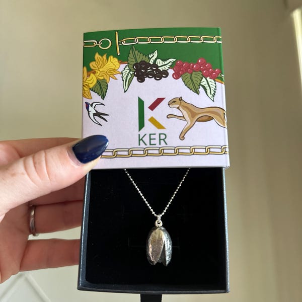 Popcorn Pendant With Three Natural Pearls in a Vintage Style. - Etsy