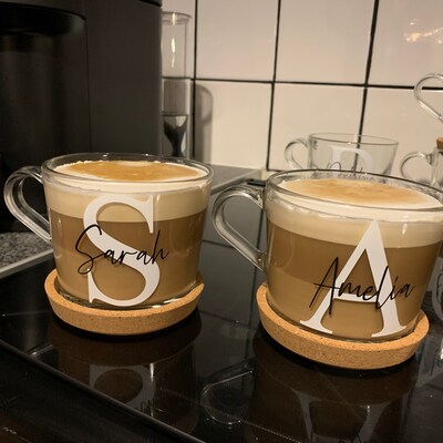 Custom Vinyl Mug Labels Wedding Labels Custom Name Stickers - Etsy