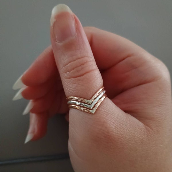 Thumb Ring, Sterling Silver Thumb Ring, Thumb Ring for Women, Stacking ...