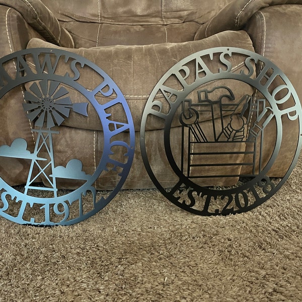 Personalized Windmill Wall Decor Personalized Windmill Sign Custom ...