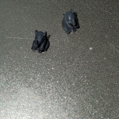 Micro Baby Elephant Miniature Figurines for Jewelry, Diorama's, Resin ...