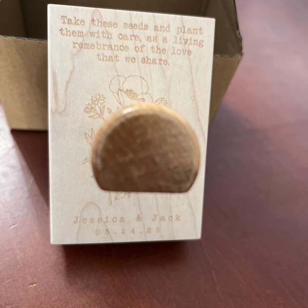 Custom Seed Packet Stamp | Wildflower Seed Stamp | Seed Labeling Stamp ...
