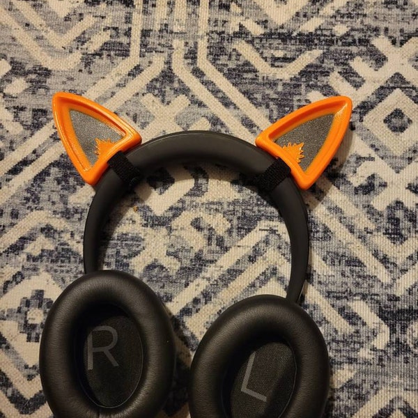 Fox Ears for Headphones - Deer Ears Headset Attachment - Horns for ...