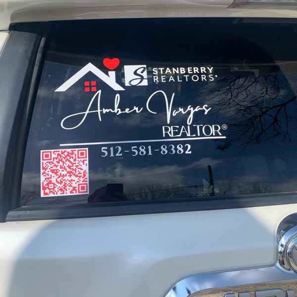 Custom Real Estate Decal| REALTOR Decal | Real Estate Agent Decal ...