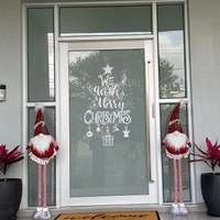 Christmas Present Gift Box Window Decoration Sticker, Merry Christmas ...