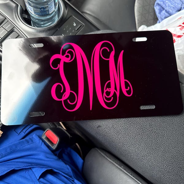 Multi-color Option Personalized License Plate, Personalized Car Tag ...