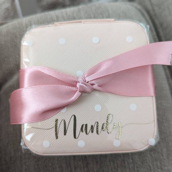 Custom Jewellery Box, Personalised Jewellery Boxes, Travel Jewellery ...