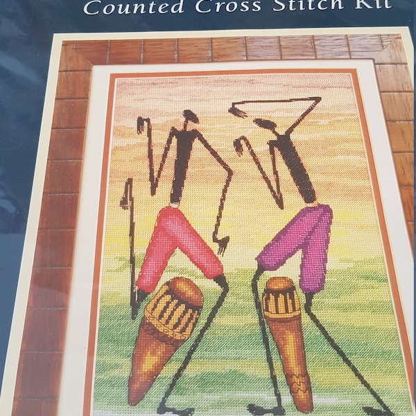 Kit/fleur De Lis Counted Cross Stitch Kit - Festival Day - Discontinued ...