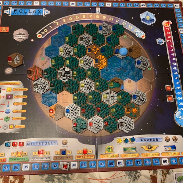 Terraforming Mars Tiles Pack - 97 Tiles - Etsy