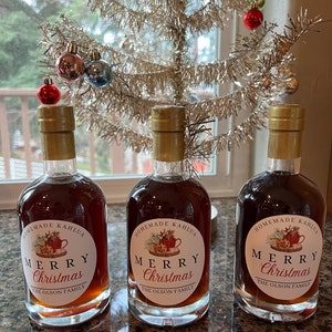 Personalized Homemade Kahlua Labels Homemade Irish Cream - Etsy