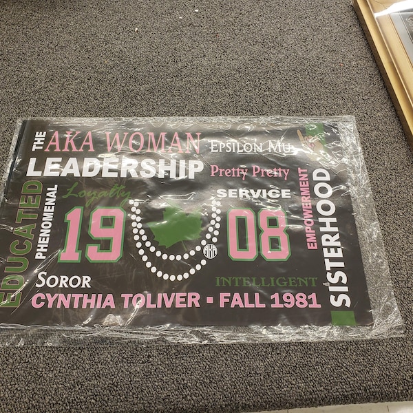 Personalized Phi Beta Sigma Wall Art, Sigma Man, Man Cave Gift, Sigma ...