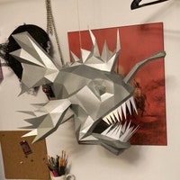 Shark Mask Papercraft Template Baby Shark Animal Mask Halloween Mask ...