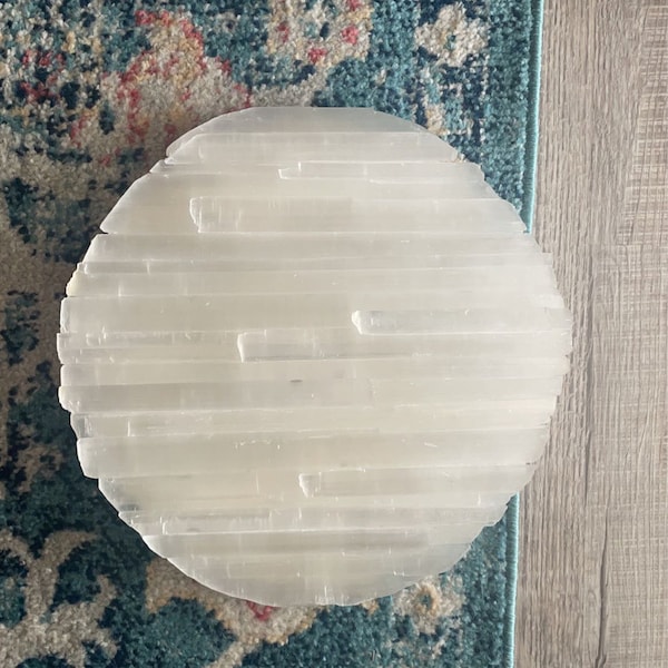 Selenite Wall Hanging (organic Shape. Each Shape is Similar but Unique ...