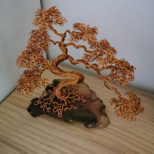 Upright/ Cascading Bonsai Wire Sculpture - Etsy UK