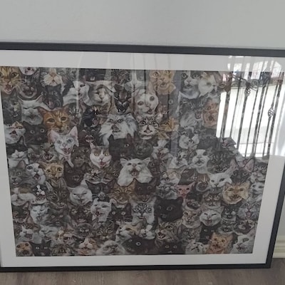Raining Cats 12x20 Print, Internet Cats, Smudge, Lil Bub, Grumpy Cat ...