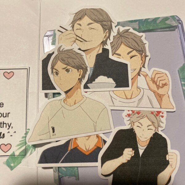 Haikyuu Suga/daichi Stickers - Etsy