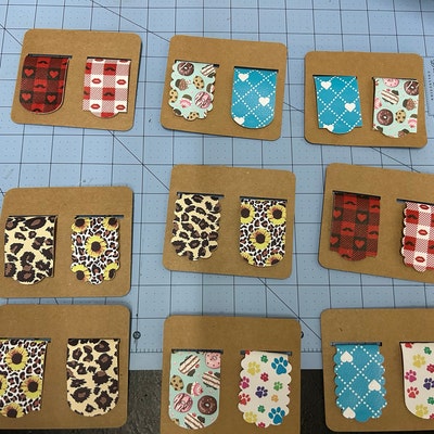 Magnetic Bookmark SVG Bundle, Template, Book Lover Gift, DIY Planner ...