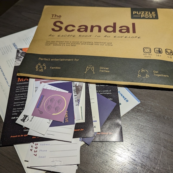 Escape Room in an Envelope the Inheritance Dinner Party Edition ...