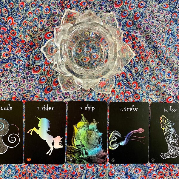 SHIMMER MINI SIZE Lenormand Oracle - Etsy