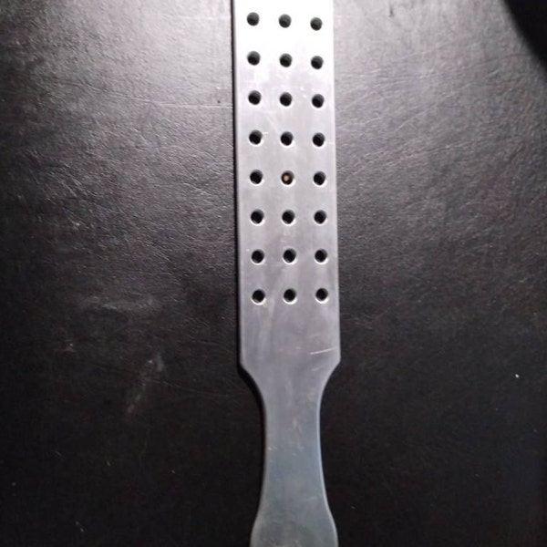 Grater Spanking Paddle From Ballistic Metal, Spanking Fetish, Master ...