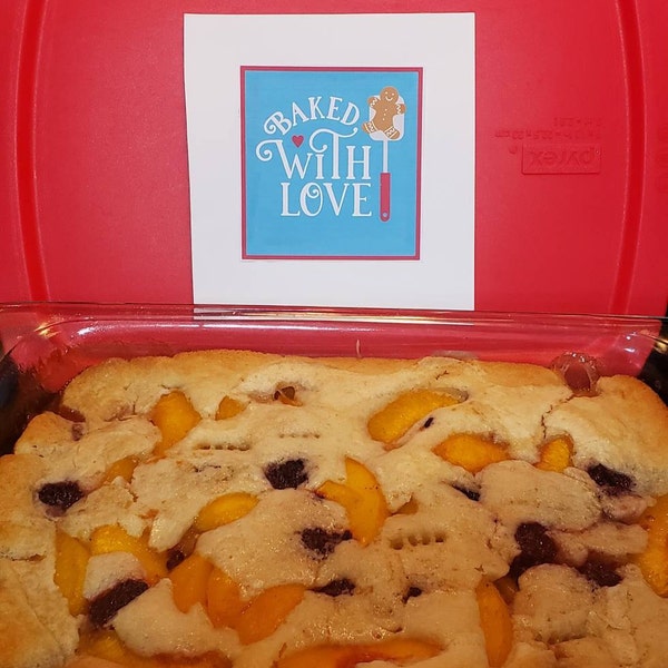 Baked With Love Printable Gift Tags - Christmas Gift Tags, Holiday ...