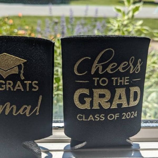 Graduation Party Favors, Graduation Can Cooler, Grad Gifts, College ...