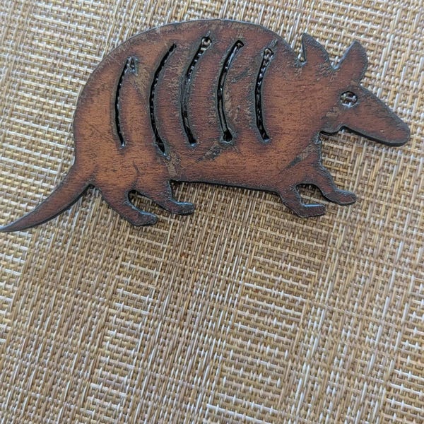 Rusted Metal Plant Sticks Made in the USA - Etsy