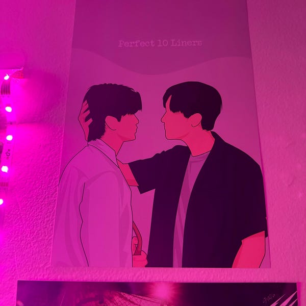 Last Twilight - BL Fanart Print | Jimmy Sea X Mhok Day | Thai Bl Merch - Etsy