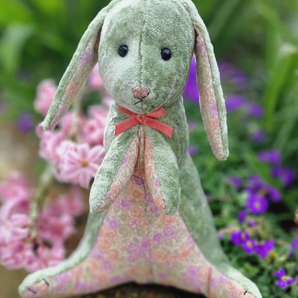 Vintage Style Easter Rabbit PDF Sewing Pattern and Video Tutorial - Etsy