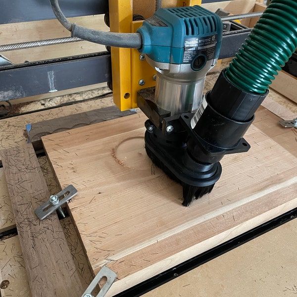 CNC Dust Shoe for Makita RT0701C - Custom Size Vacuum Attachment - Etsy