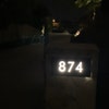 Lighted Address Sign, Address Plaque, Large Modern Personalized Marker ...