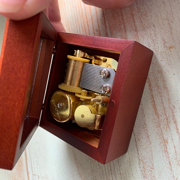 Wooden Music Box Fly Me to the Moon and Back Wooden Storage Box With ...