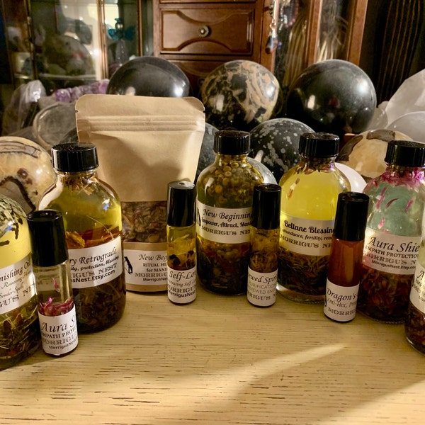 MORRIGAN INVOCATION OIL, Morrigan Goddess Ritual Oil, Spell Oil ...
