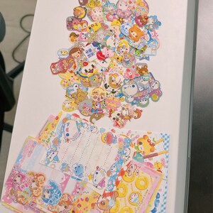 Rare 71-piece Kawaii sweets and Desserts Themed Japanese Sticker Flake ...