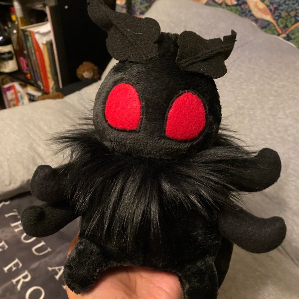 Moth Plush - Black and Red (made to Order) - Etsy