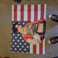 TWICE Sana America Flag Banner, Twice Members Kpop Flag Tapestry, Twice ...