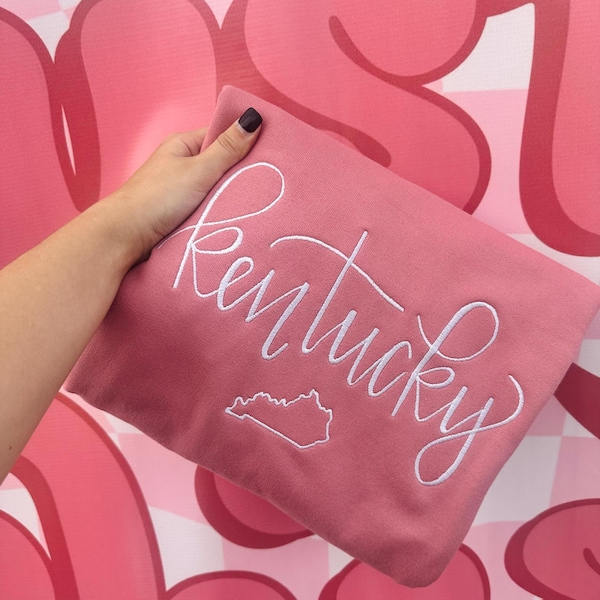 Varsity Applique K Satin Stitch Embroidery Design Kentucky KY Five ...