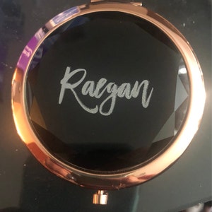 Compact Mirror Makeup Compact Personalized Compact Custom - Etsy
