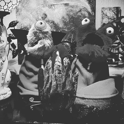 Blue Shaggy Shnoz-pro Professional Monster Hand Puppet - Etsy