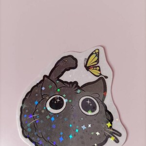 Couple Cats Kawaii Stickers Anime Manga Animal Impermeable | Etsy