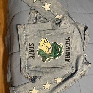 College or Team Logo Jacket - Etsy