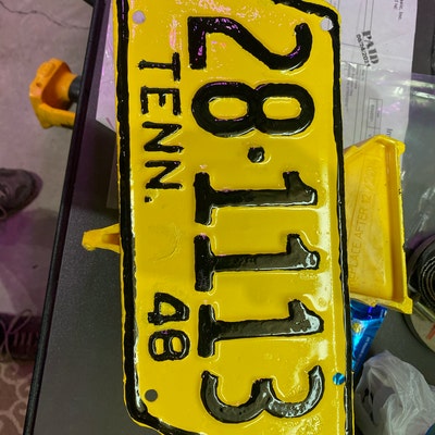 Colorado Purple Mountains TRUCK License Plate Tag 218 AXF - Etsy